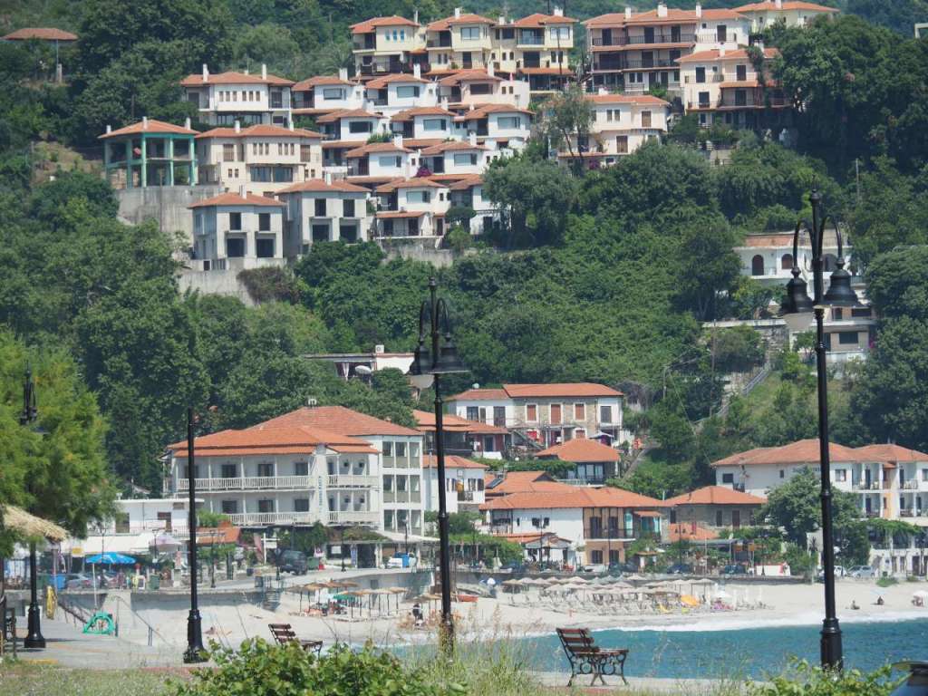 Plaje frumoase la Muntele Pelion în regiunea Volos, pentru o frumoasă ...