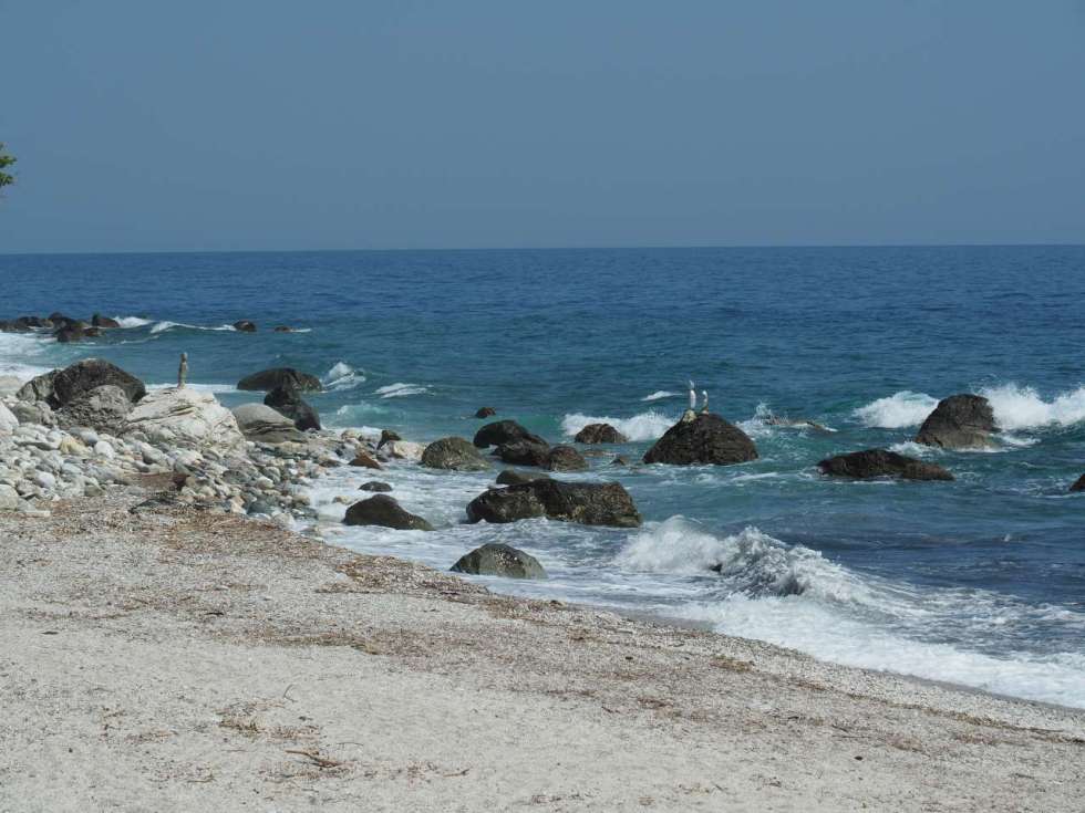 Plaje frumoase la Muntele Pelion în regiunea Volos, pentru o frumoasă ...