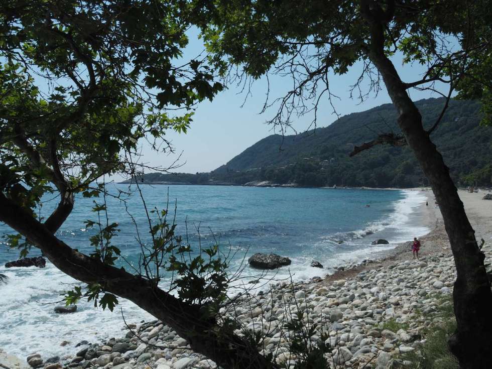 Plaje frumoase la Muntele Pelion în regiunea Volos, pentru o frumoasă ...