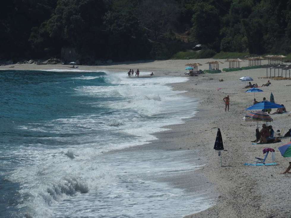 Plaje frumoase la Muntele Pelion în regiunea Volos, pentru o frumoasă ...