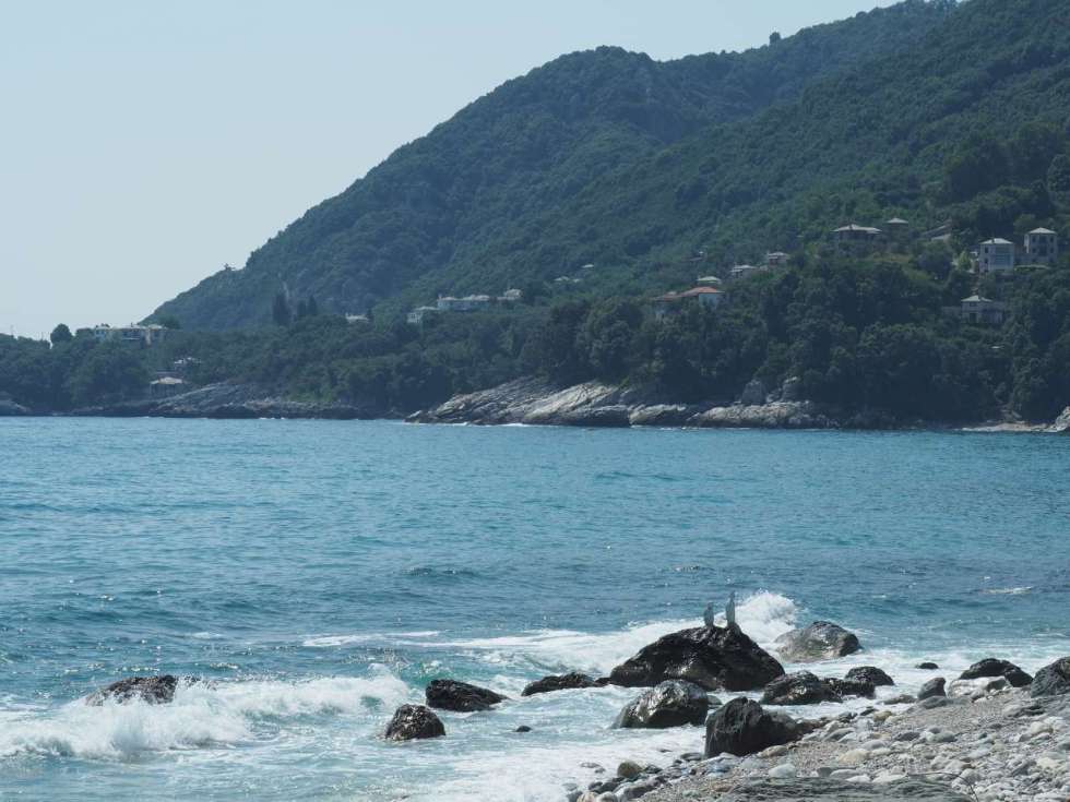 Plaje frumoase la Muntele Pelion în regiunea Volos, pentru o frumoasă ...