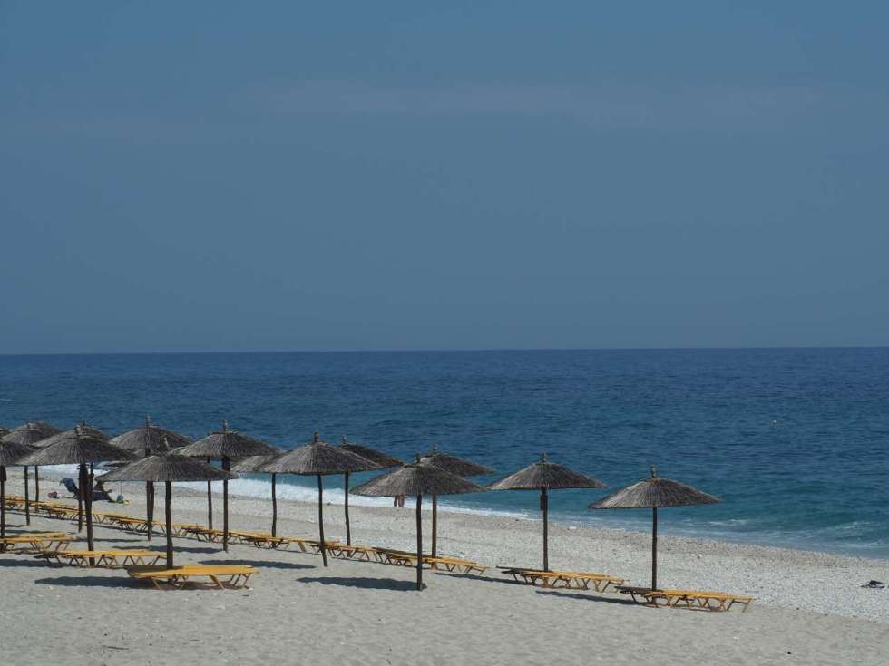 Plaje frumoase la Muntele Pelion în regiunea Volos, pentru o frumoasă ...