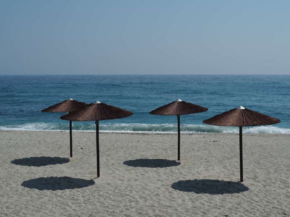 Plaje frumoase la Muntele Pelion în regiunea Volos, pentru o frumoasă ...