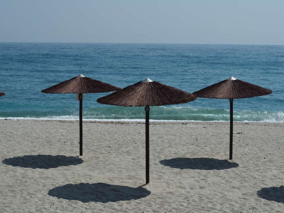 Plaje frumoase la Muntele Pelion în regiunea Volos, pentru o frumoasă ...