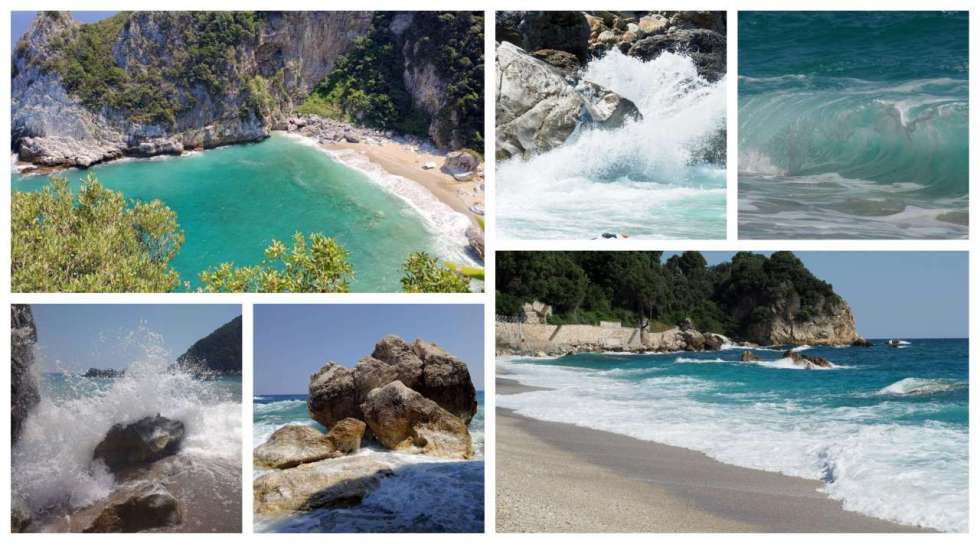 Plaje frumoase la Muntele Pelion în regiunea Volos, pentru o frumoasă ...